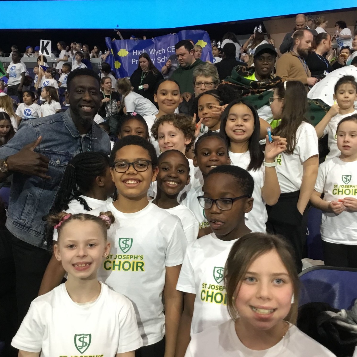 St Joseph's Catholic Primary School - STJ Choir sings at the O2